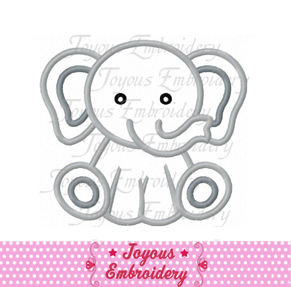 Elephant Applique Machine Embroidery Design,Elephant embroidery,Animal ...