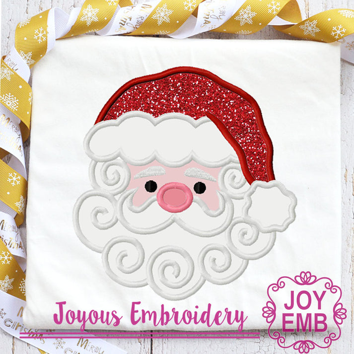 Christmas Santa Claus Applique Machine Embroidery File NO:3118 ...