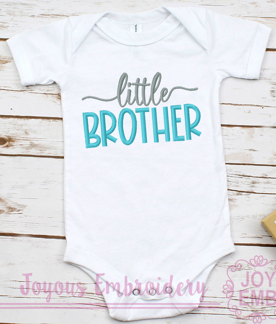 Little Brother Machine Embroidery Design – JoyousEmbroidery